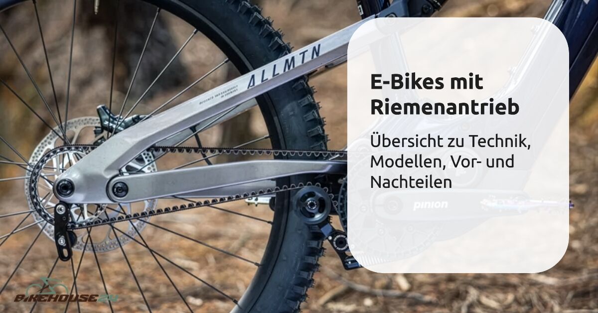 E-Bikes mit Riemenantrieb: Technik und Modelle - Bike House Plauen Blog